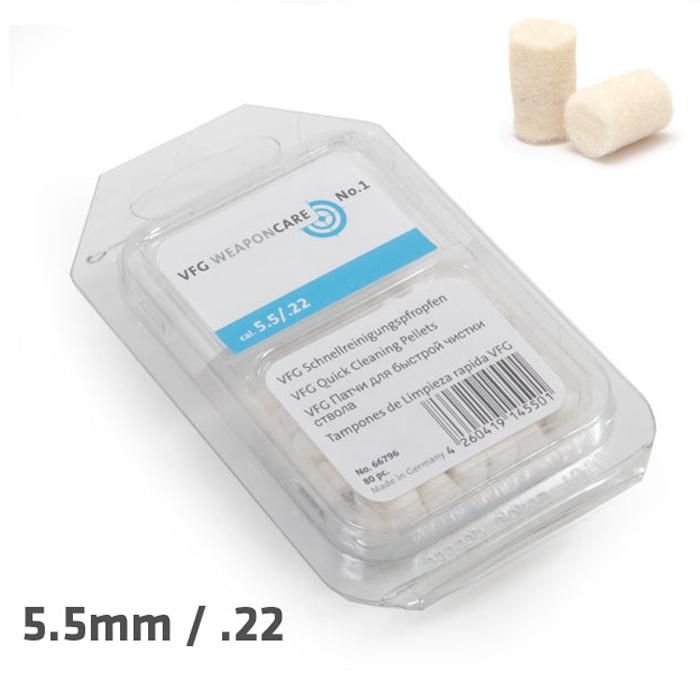 VFG .22 Cal Air Gun Felt Cleaning Pellets 80 Pack | LAWGEAR