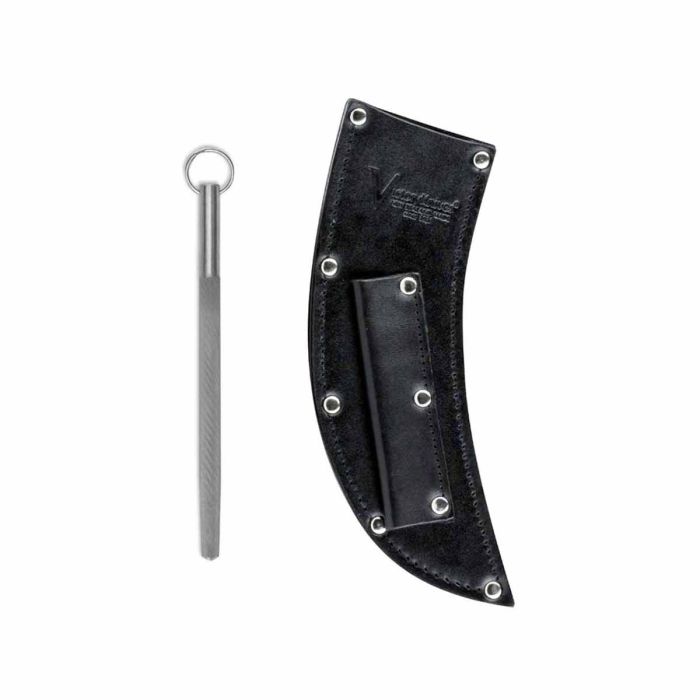 Victory Leather Curved Skinning Knife Sheath | LAWGEAR
